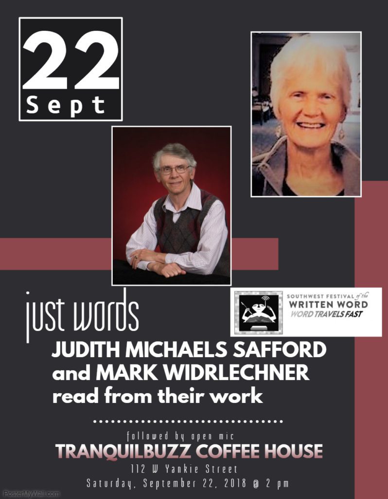 Just Words: Judith Michaels Safford & Mark Widrlechner - Southwest Word ...